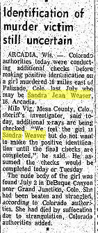 Sandra Jean ‘Sandy’ Weaver. | Another Bundy Blog.