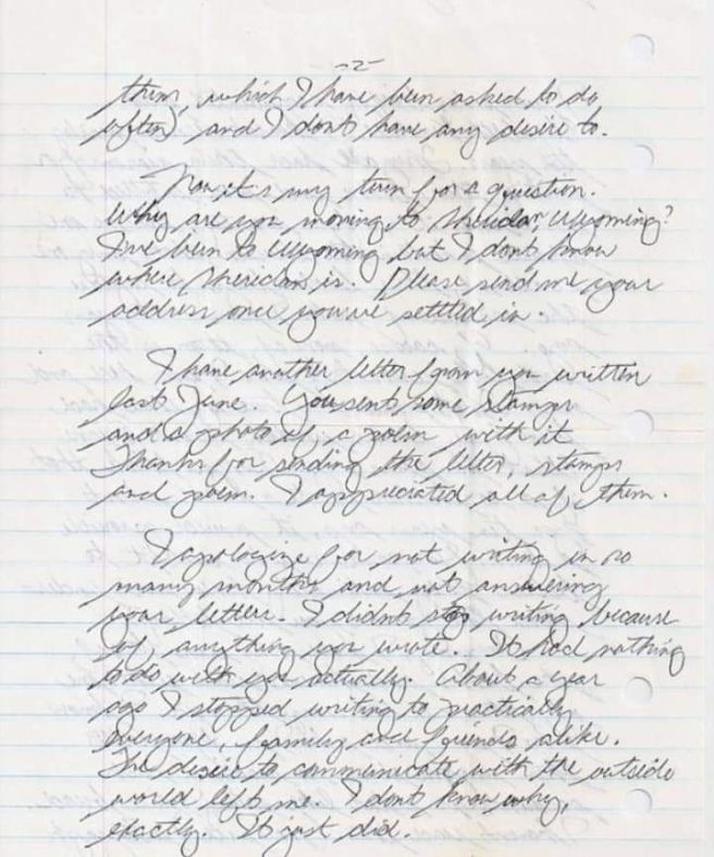 Ted Bundy, Christmas Correspondence. | Another Bundy Blog.