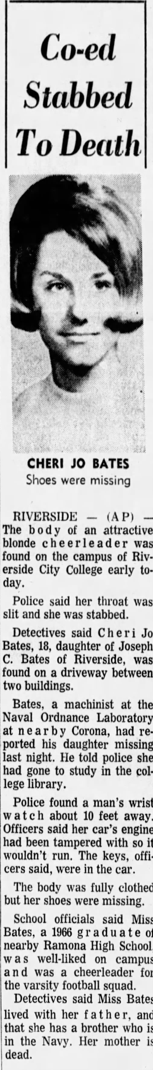 Cheri Jo ‘Josephine’ Bates. | Another Bundy Blog.