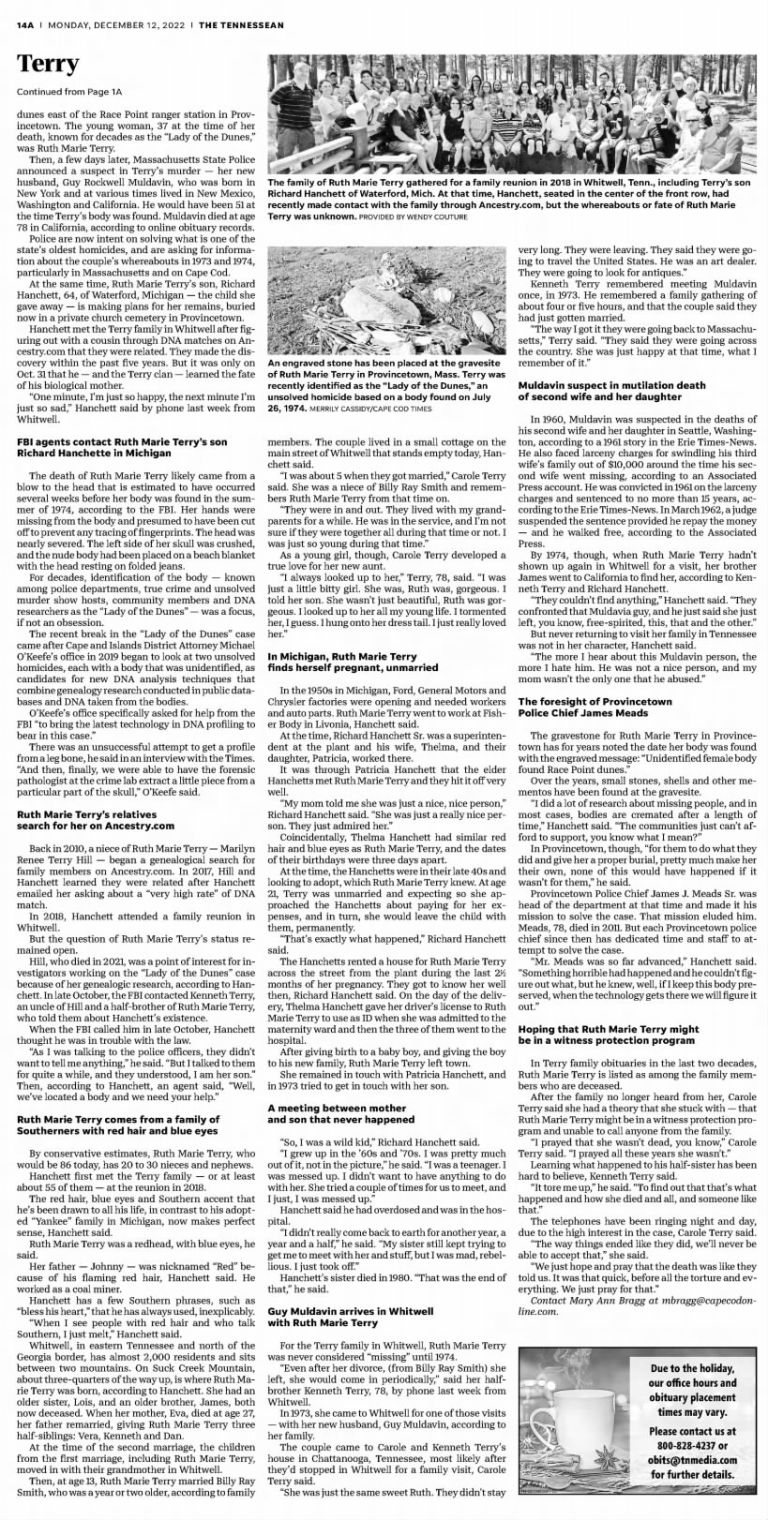 Ruth Marie Terry, AKA ‘the Lady of the Dunes.’ | Another Bundy Blog.