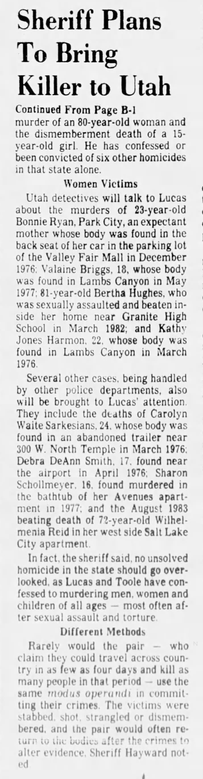 Joy Kathleen ‘Kathy’ Jones-Harmon. | Another Bundy Blog.