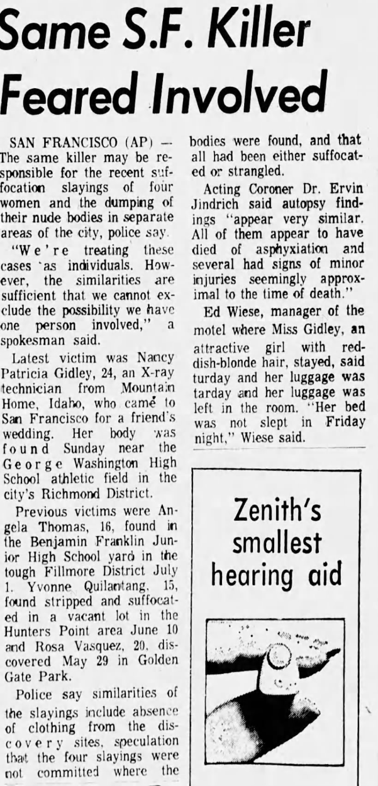 The Santa Rosa Hitchhiker Murders. | Another Bundy Blog.