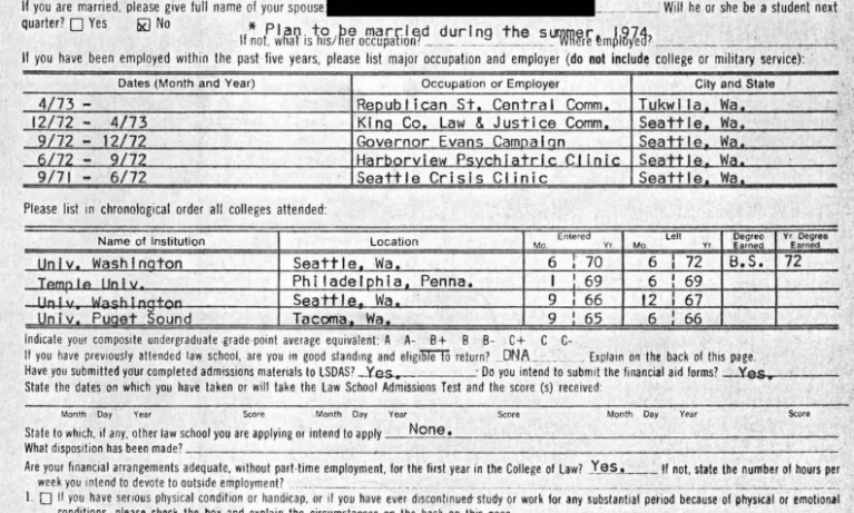 Ted Bundy, School Related Information. | Another Bundy Blog.