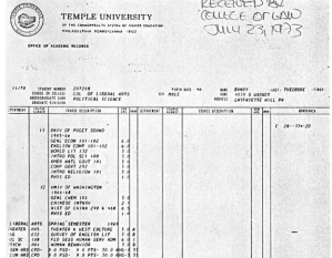 Ted Bundy, School Related Information. | Another Bundy Blog.