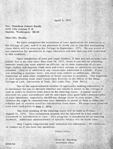 Ted Bundy, School Related Information. | Another Bundy Blog.