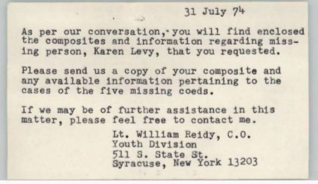 Karen Merle Levy. | Another Bundy Blog.