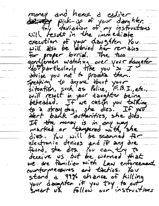 JonBenet Ramsey, Case Documents. | Another Bundy Blog.